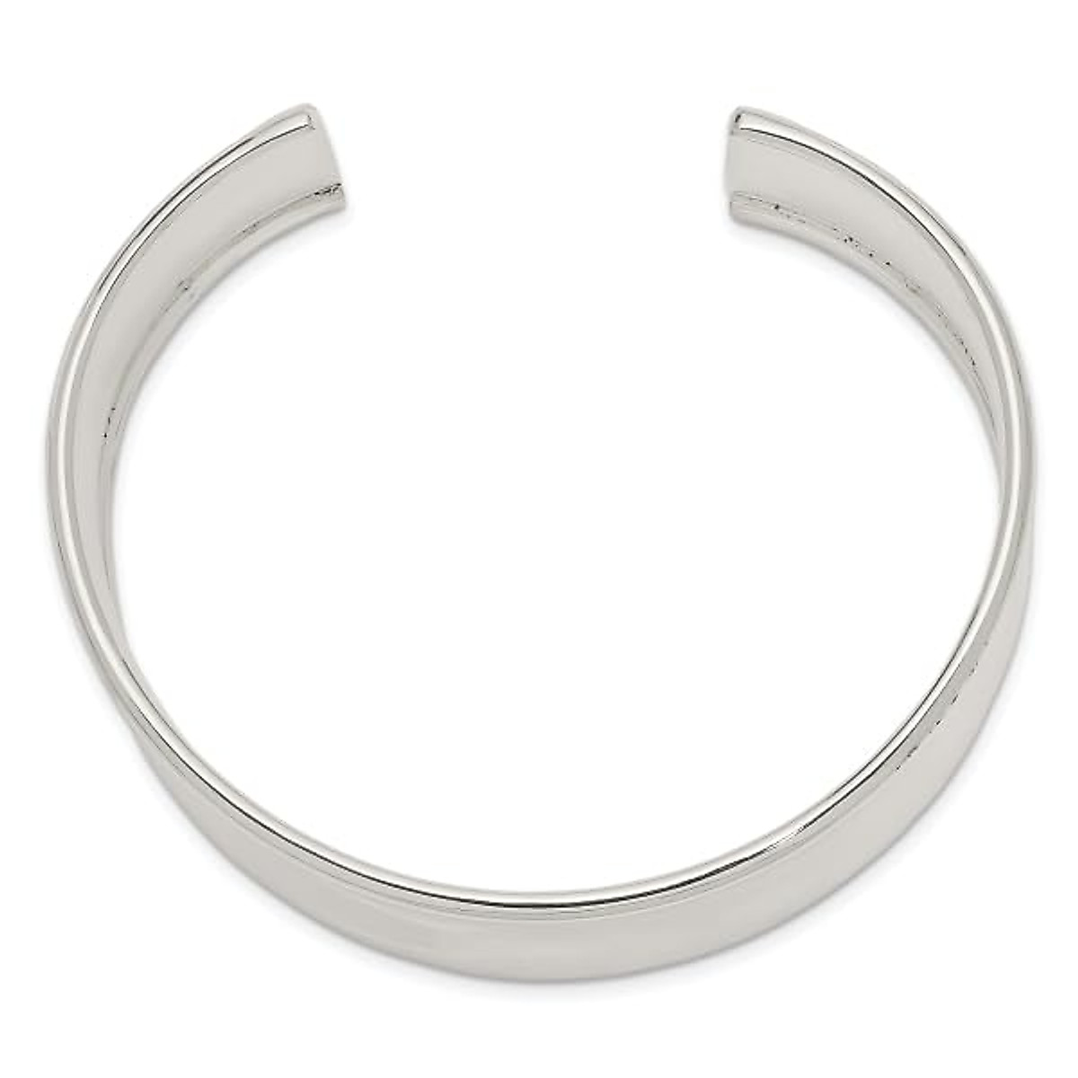 IceCarats 925 Sterling Silver 20mm Cuff Bangle Bracelet