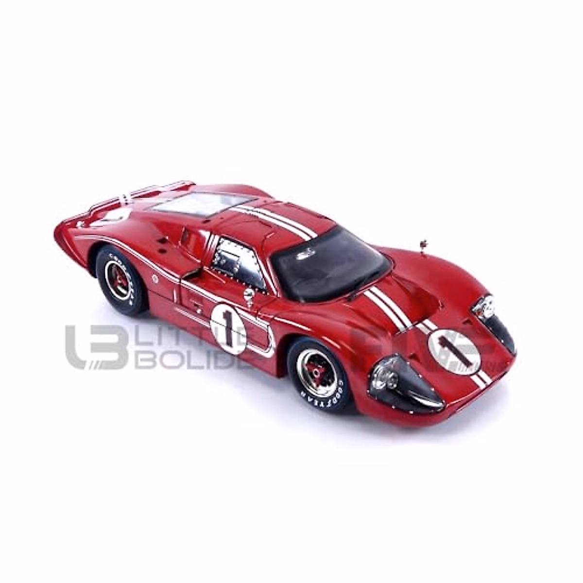 Shelby Collectibles SC423 1967 Ford GT MK IV #1 Red LeMans Winner 24 Hours 1/18 Diecast Model Car