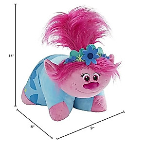 Pillow Pets DreamWorks Poppy Stuffed Animal – Trolls World Tour Plush Toy, 1 Count (Pack of 1) Pink