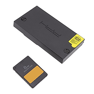 SATA Interface Network Adaptor, for PS2 Game Console, HDD Hard Disk Adapter, with 8MB FMCB V1.966 Memory Card, Supports 2TB SATA HDDs, Anti Interference