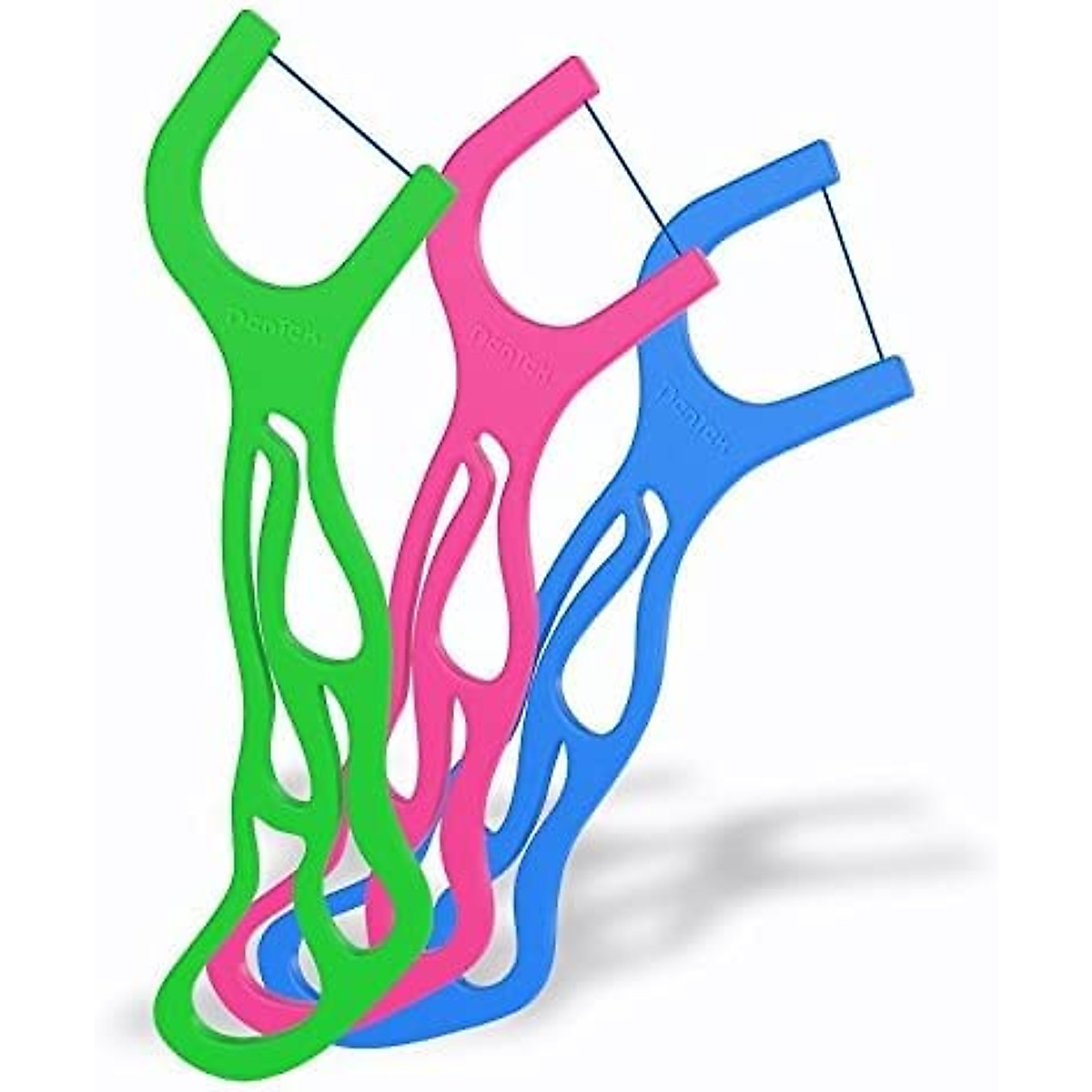 DenTek Kids Fun Flossers Wild Fruit | 75-Count Floss Picks | 2-Pack