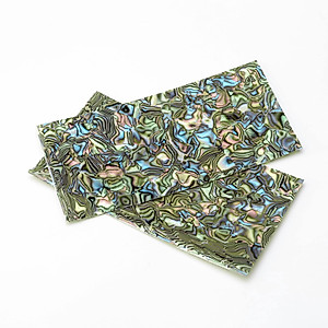Colorful Celluloid Guitar Head Veneer Shell Sheet Luthier Supply Pack of 2
