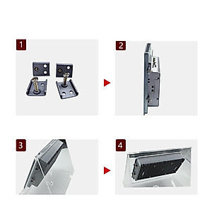 Industrial Tablet PC, Wide Voltage Rugged Touchscreen Tablet Sensitive Capacitive Screen Accurate Touch 100‑240V for Industrial Automation (US Plug)