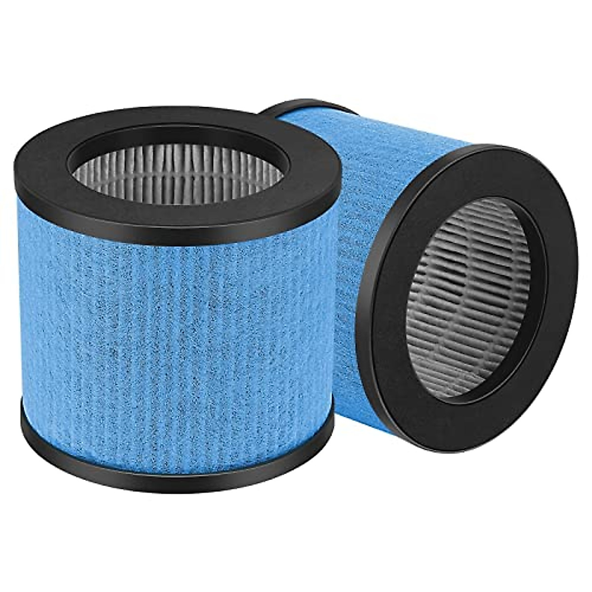 TPAP002 Filter Replacement 3-in-1 H13 True HEPA Upgraded Compatible with TOPPIN TPAP002 HEPA Air Purifier Comfy Air C1, Part #TPFF002, 2 Pack