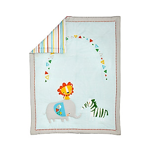 Zutano Juba 5 Piece Crib Set, Multi-Colored