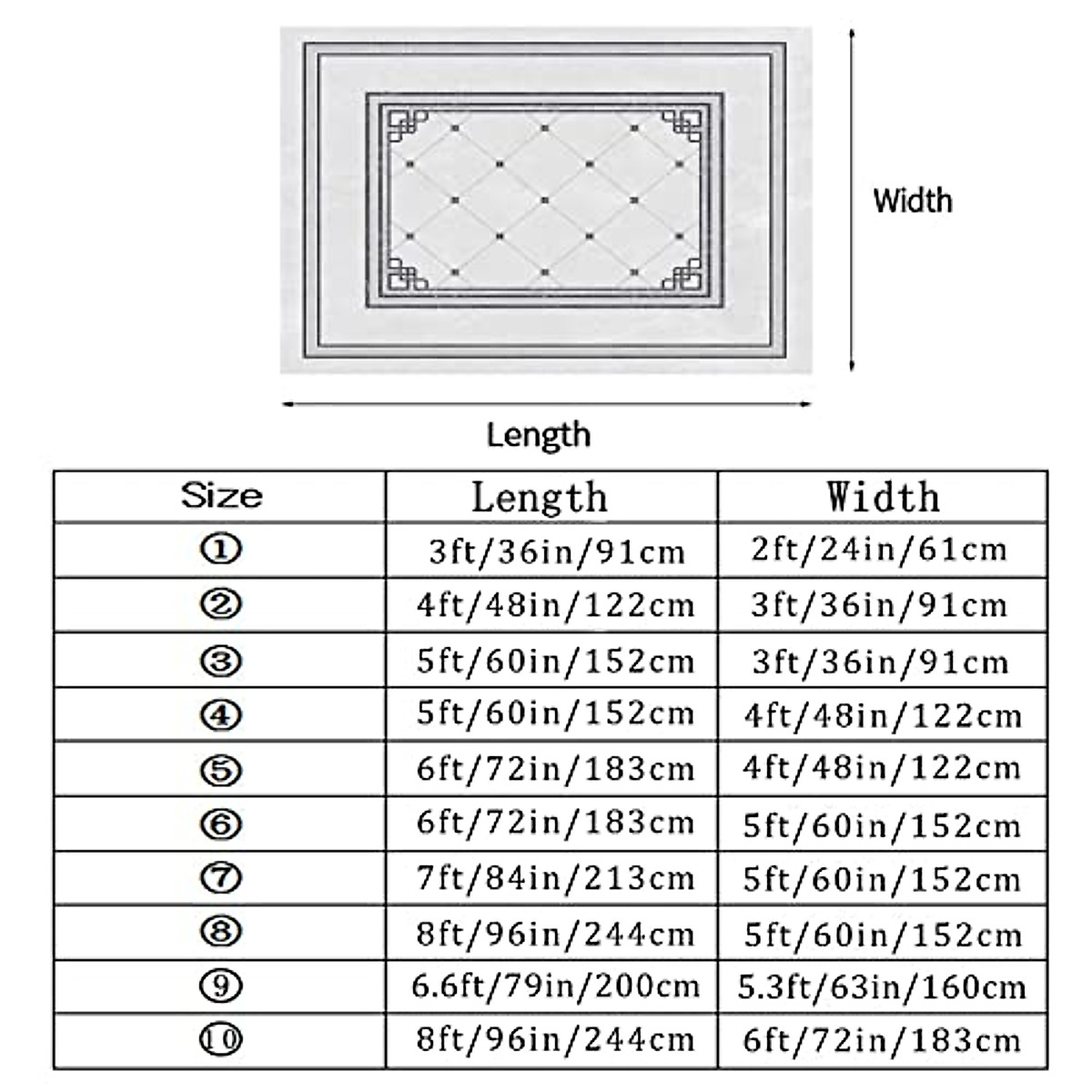 African Style Area Rugs, Traditional Ethnic Geometric Upholstery Living Room Carpet Non-Slip Crystal Flannel for Hotel Office Home Decor Doormat Entrance Hall Yoga Mat 5ftx7ft