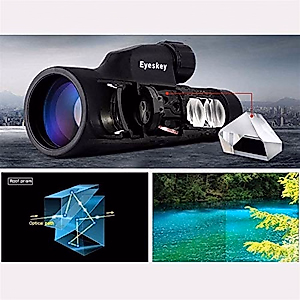 Portable Travel Telescope 10-30X50 Compact Monocular High Power Monoculars Scope for Adults Hd Waterproof Prism Fmc for Bird Watching Trips in Outdoor Concerts Astronomical Equi