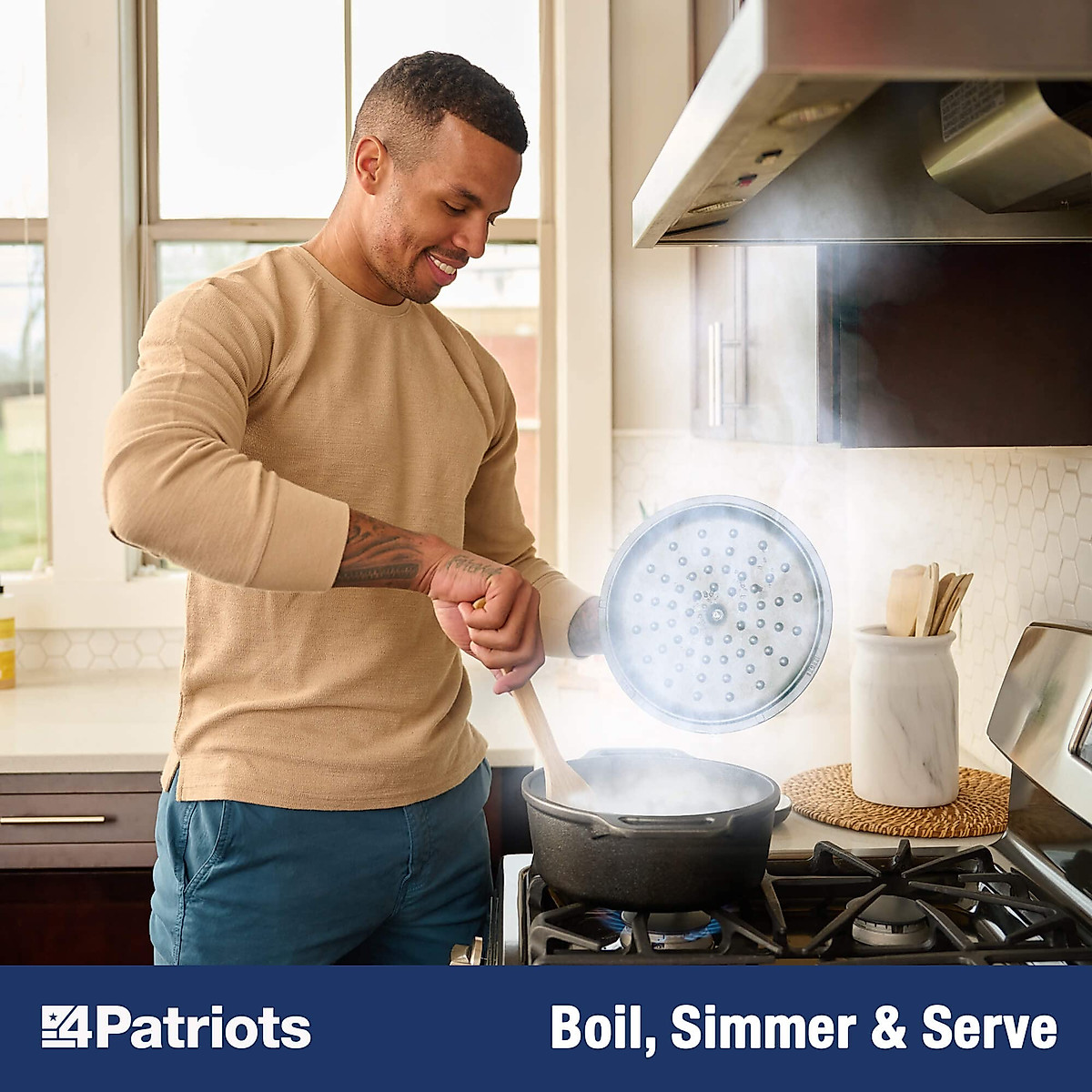 4Patriots 72-Hour Survival Food Kit: Disaster-Resistant Emergency Food With Incredible Variety Designed to Last 25 Years in Emergency Food Pouches, 20 Servings of Delicious Freeze-Dried Food, Emergency Rations For Your Disaster Food Supply