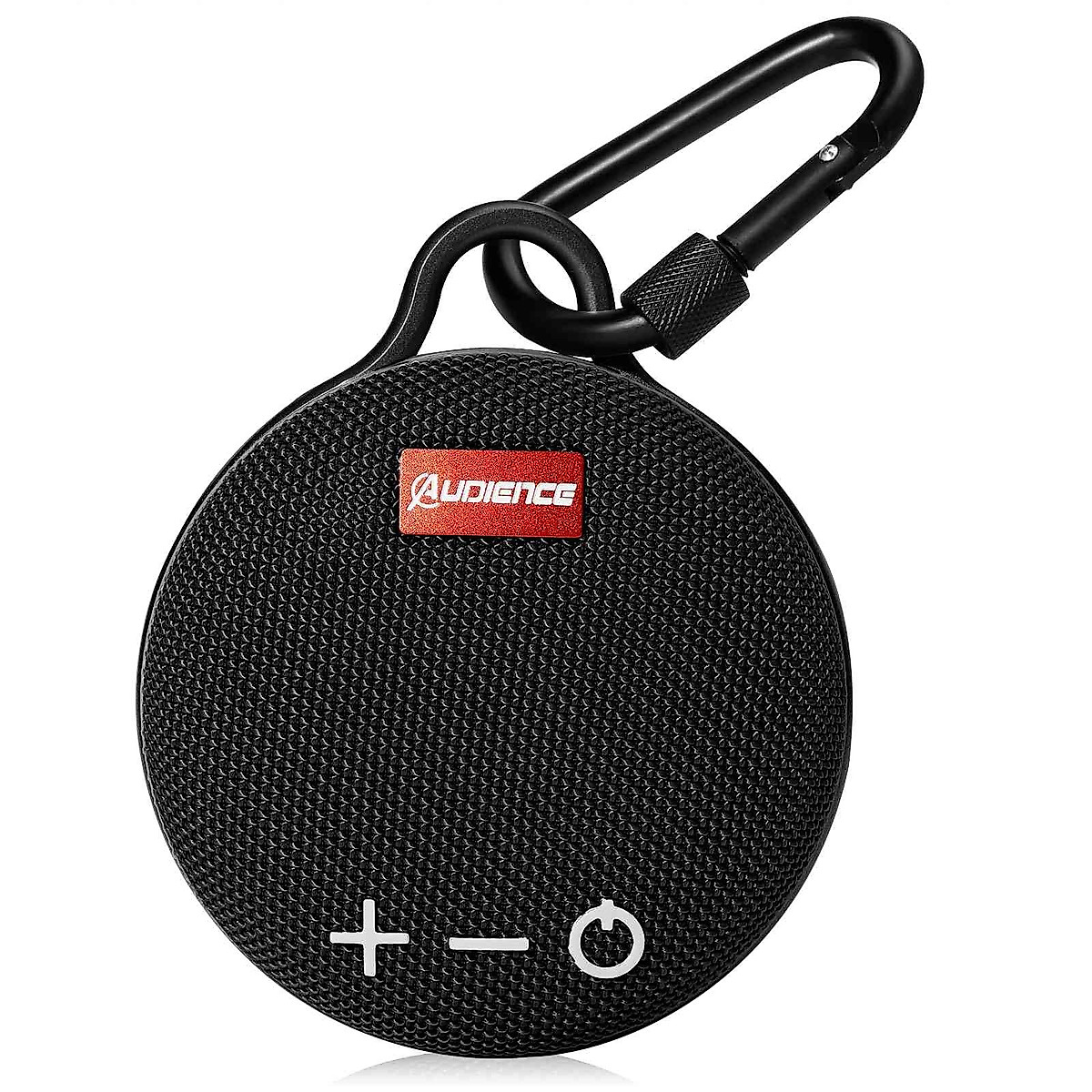 UrbanX Audience Series IPX7 Bluetooth Waterproof Speaker with Clip, 20H Playtime, Compact Speaker with Big Sound, Punchy Bass, Wireless for Lenovo Yoga Tab 13 & Beach, Pool, Boat, Black 1 Pack