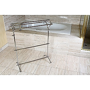Kingston Brass SCC2281 Pedestal Y-Type Towel-Rack, Polished Chrome