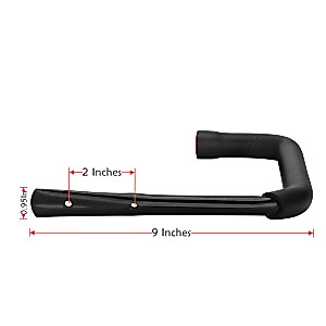 Naikozmo Garage Storage Ladders Hooks, 6 Pack Heavy Duty Utility Hanger, 9.8IN Wall Mount Rack Safely Holds 50 Pounds