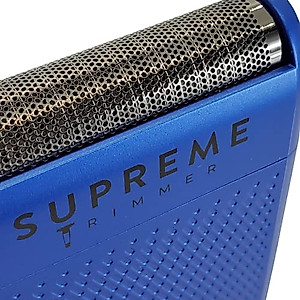 SUPREME TRIMMER Foil Shaver STF101 (150 Min Runtime) & Replacement Cutters SB11 | Solo - Blue