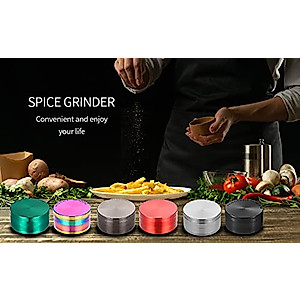 Shnlie Spice Grinder - Silver, 3inch