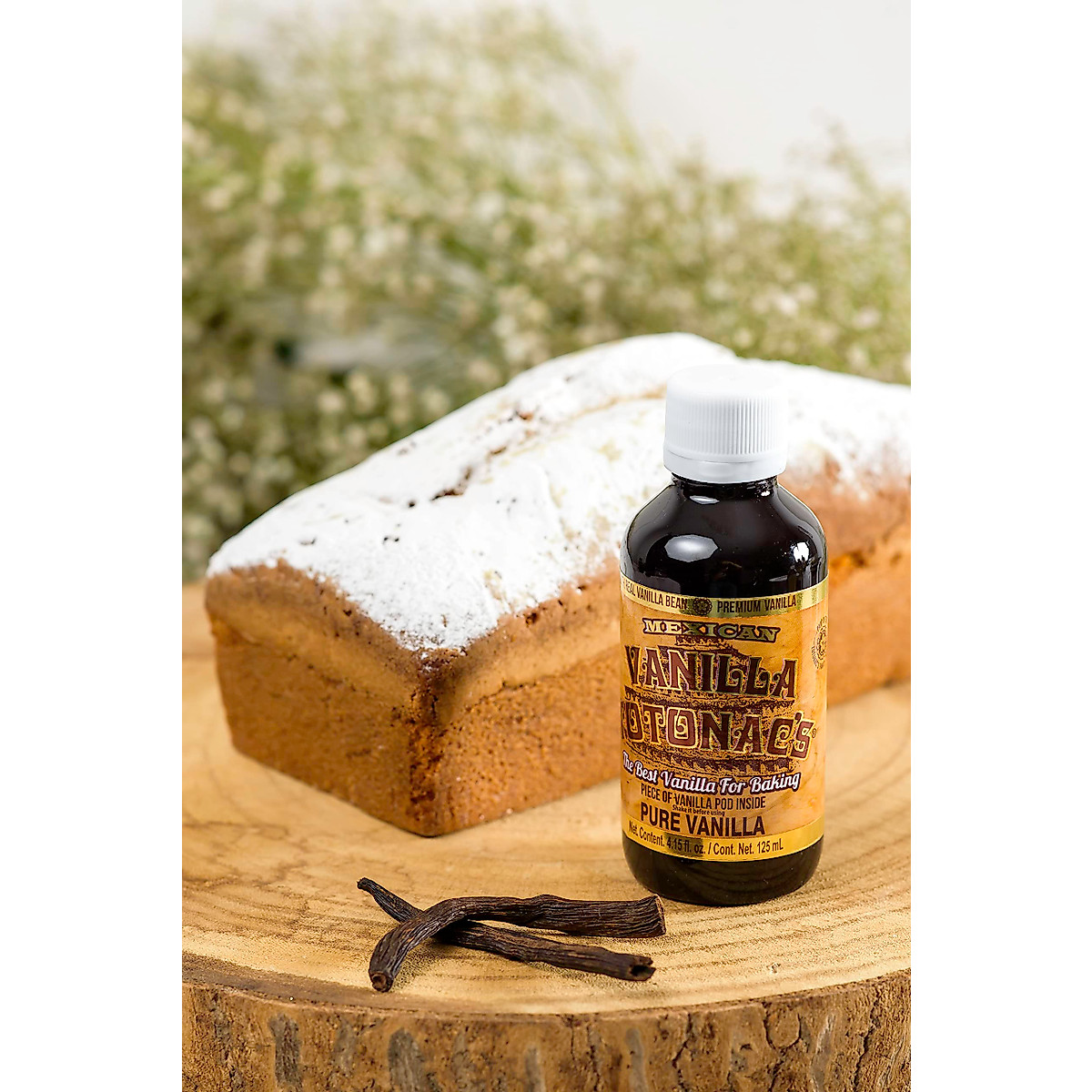 Mexican Vanilla Totonac’s - 4.15 Oz (125mL) Bottle - Pure Vanilla Extract