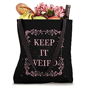 Morbid Keep It Weird Tote Bag