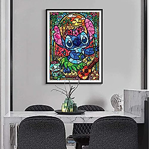 Suzoesty 5D Diamond Painting Kits for Adults Kids, DIY Full Drill Diamond Painting, Rhinestone Diamond Art Kits for Beginner Great Gift Home Wall Decor (12”x16”)