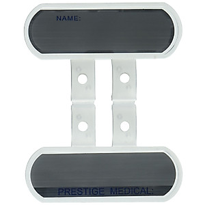 Prestige Medical Two Sided Stethoscope ID Tag, Clear