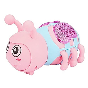 Smalibal Wind Up Toys for Kids, Bee Shape Clockwork Toy, Plastic Walking Toy for Boys Girls Kindergarten Toy for Gifts Birthday Party Favors Prizes Goodie Bags Treasure Box Filler Pink