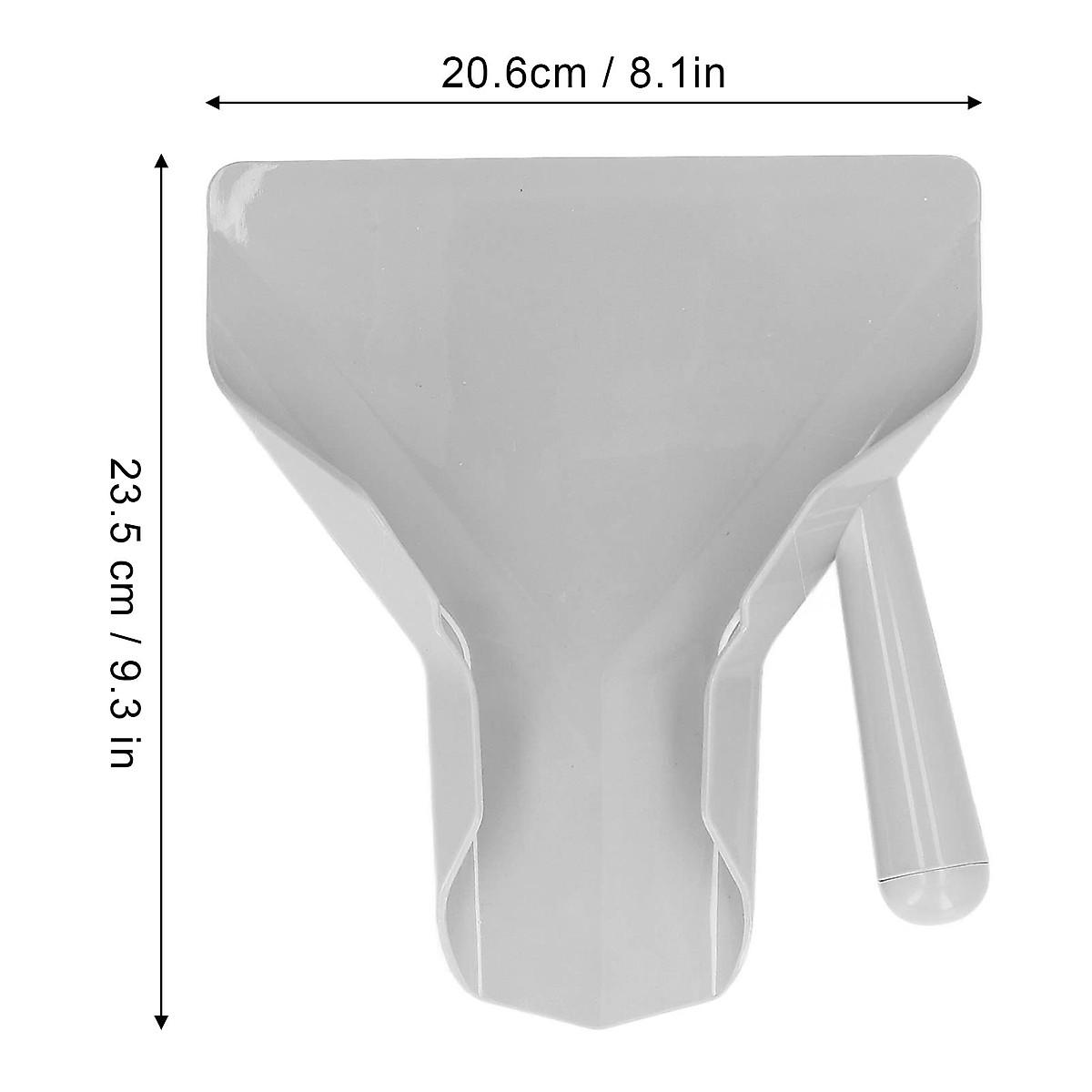 French Fry Bagger Scoop, French Fries Shovel Food Grade Household Non Slip Right Handle French Fries Spatula French Fry Bagger Scoop Kitchen Utensils