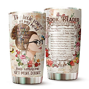 Book Lover Tumbler - Gifts For Book Lover On Christmas, Birthday - Librarian Tumbler for Women - Book Lover Mug - Book Lover Cup - Gifts for Women - Gifts for Her