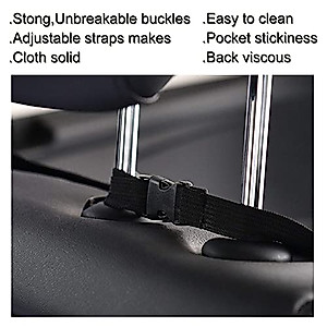 JUSTTOP Car Organizer Backseat Car Storage for SUV Trunk, Car Trunk Tidy Storage Bag with Lids