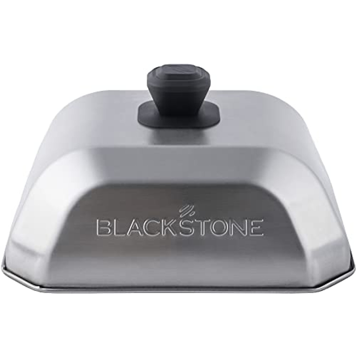 Blackstone 5555 Stainless Steel Square Basting Cover Medium (10" x 10") Flat Top Gas Grill Griddle BBQ Accessories- Cheese Melting Dome and Steaming Cover, Heat Resistant, Dishwasher Safe, Silver