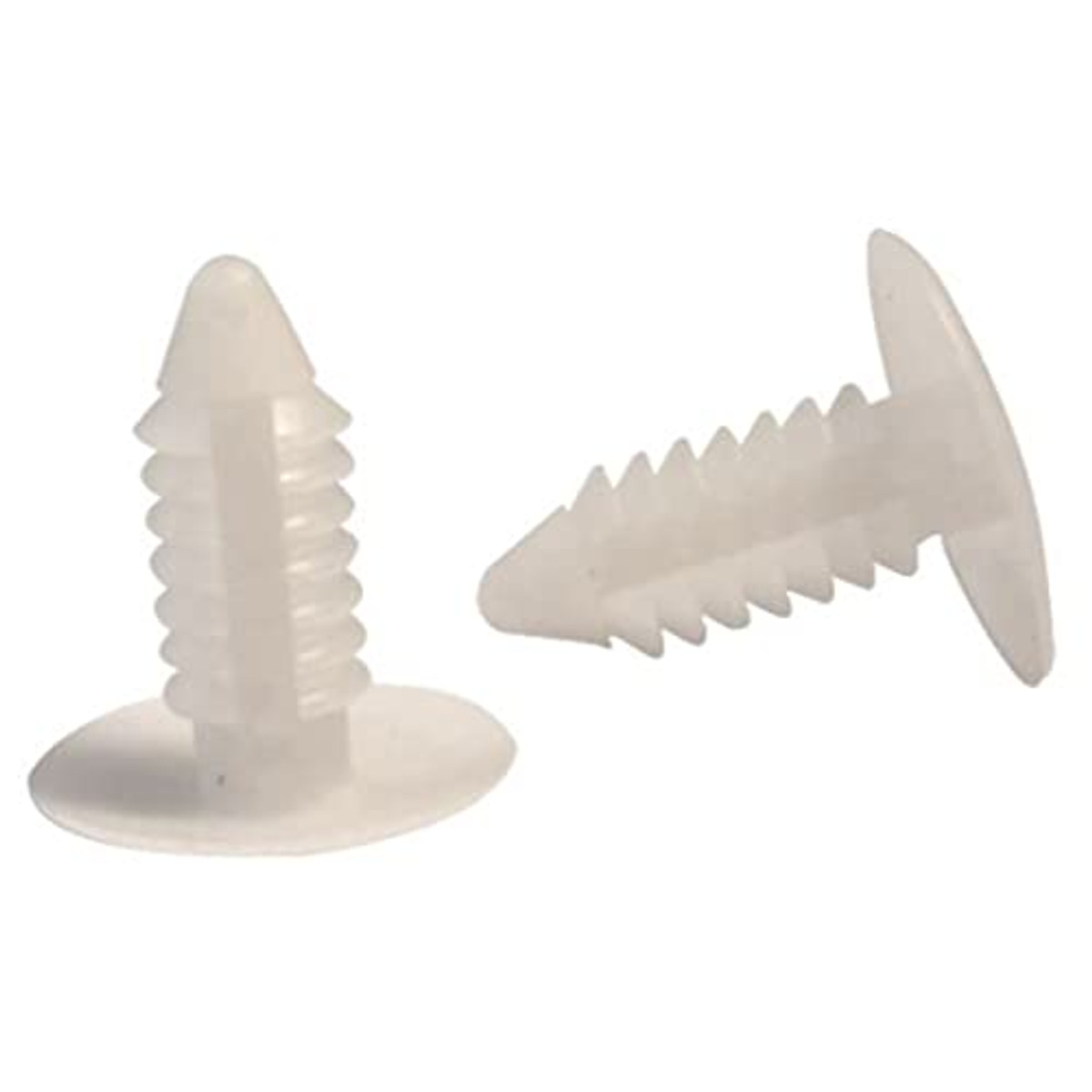 Vinyl Strap Fastener - Rivet - Pins for Patio Furniture | Fit 1/4" Hole | Quantity of 50 (White)