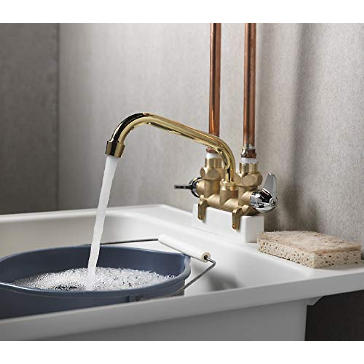 Homewerks 3310-250-RB-B Rough Brass Laundry Faucet, No Size