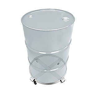 55-Gallon Drum Dolly Set of 4 - Heavy-Duty Steel Dolly Pack with Cross Braces and 4 Caster Wheels - 1,000-Pound Capacity Each by Pentagon Tools