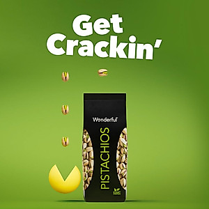 Wonderful Pistachios In Shell, Roasted & Salted Nuts, 32 Ounce Bag, Protein Snacks, Gluten Free Snacks, Healthy Snacks