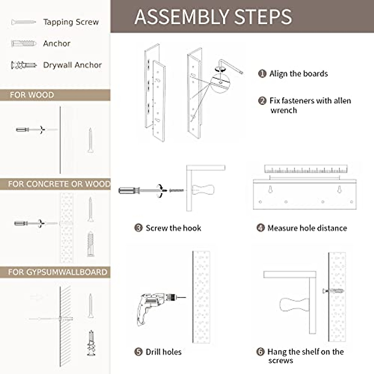 XAOHOME Wall Mount Coat Rack with Shelf, Sturdy Wooden Floating Shelf with Hooks Save Your Indoor Space, New Ingenious Fasteners Make The Wall Coat Hanger Easy to Install(Yellow)