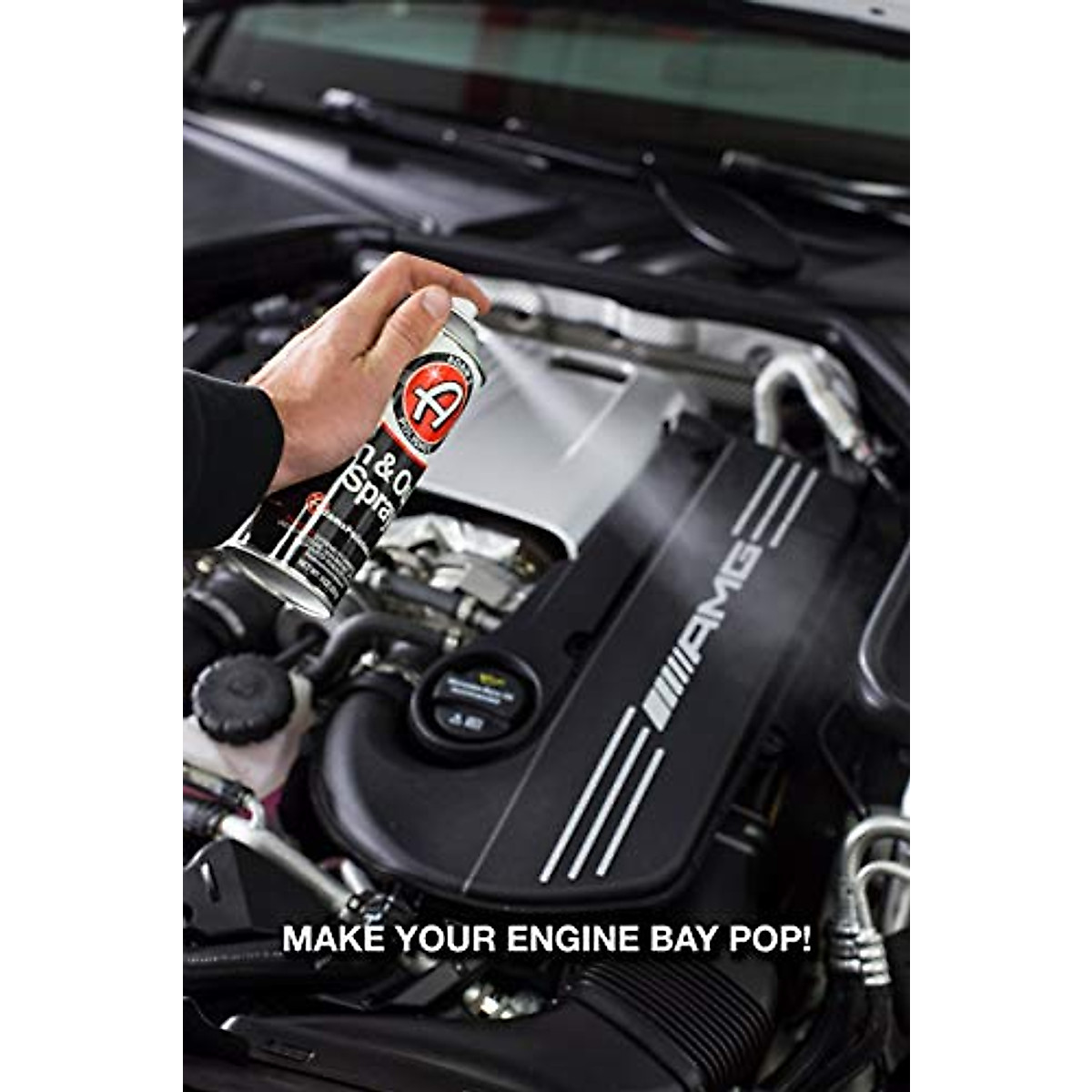 Adam's in and Out Spray, Car Detail Spray, Non-foaming, Low Gloss Coating, Deep Shine for Plastic and Trim, Good for Hard to Reach Areas, Watermelon Scent (3 Pack)