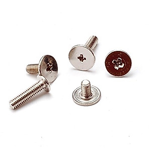 HH FASTENERS M3 x 10mm Wafer Head Machine Screws,Laptop Screws,Head Dia.6mm,Metric,Right Hand