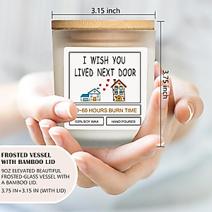 Best Friend Birthday Gifts for Women, Unique Gifts for Women, Friendship Gifts for Women Men Sister Her Him, Cool Funny Gifts for Women, Christmas Gifts for Women - 9 oz Lavender Candles Gift