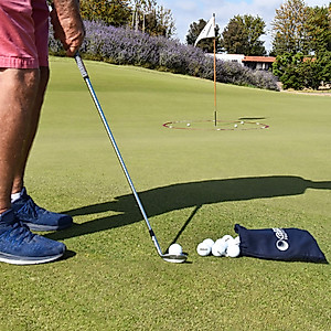 GoSports All Purpose Golf Balls for Play or Practice - 32 Pack with Tote Bag