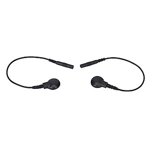 20PCS Electrode Wire - Button Type Short Copper Foil Wire - Electrode Wire Adapter for TENS Machine 5.9in Length