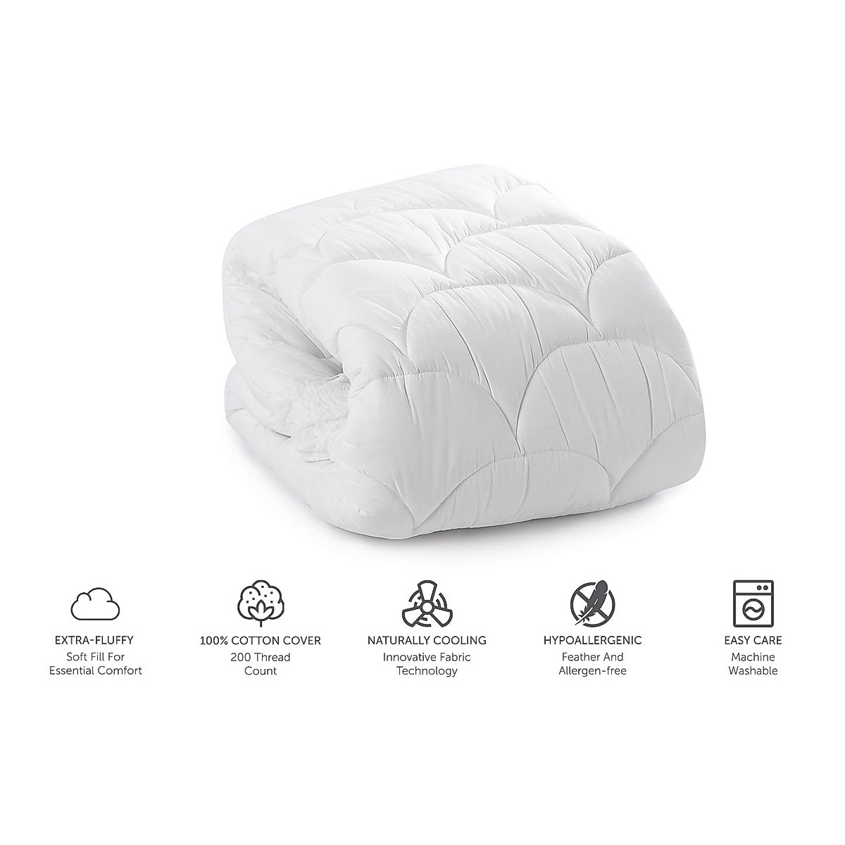 Courtyard by Marriott Mattress Topper - Plush, Lightweight Hypoallergenic Mattress Pad Exclusively for Courtyard - Expandable Skirt - King