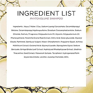 PHYTO PARIS Phytovolume Volumizing Shampoo, 8.45 fl. oz.