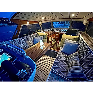 Caframo Bora. 12V Marine Fan. Direct Wire, Low Draw, 5000 Hour Motor Life. Black, 6.5” x 3.0” x 9.5”