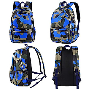 Atarni School Backpack Boys Bookbag Kids - Cute Bags Middle Elementary Preschool Kindergarten Supplies for Teen Little Children Student (Camouflage)