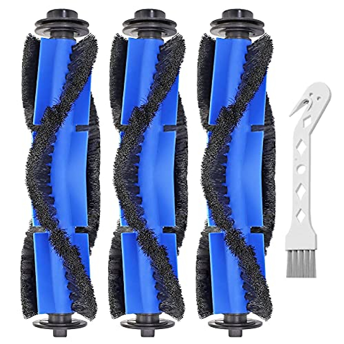 Replacement Parts Compatible with Eufy RoboVac 11S, 15C, 30, 30C, 12, 35C Vacuum Filters, 4 Pack Rolling Brushes, 10 Side Brushes, 8 Filter, 1 Pre Filter, 1 Roller Brush Guard