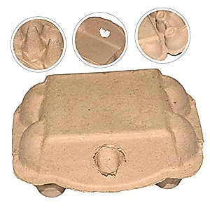 SECFOU Egg Bulk Carton Travel Containers 20pcs Box Egg Carton Pulp Eggs Egg Cartons Egg Carton Trays