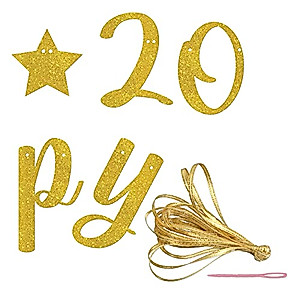 Hello 2023 Happy New Year Banner Gold Glitter Cheers to 2023 Sign, New Year Decoration for Outdoor&Indoor Photo Propsr
