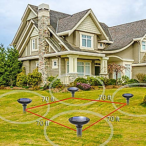 Winpest Snake Repeller Ultrasonic Solar,Snake Away Repellent for Outdoors,Solar Snake Repellent for Outdoors,Snake Repellant for Yard Pet Safe,Snake Repellent for Home,Snake Trap 6 Packs