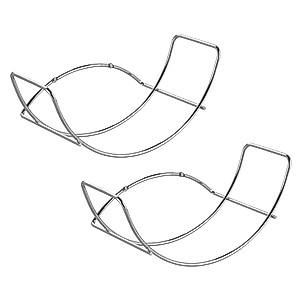 mDesign Modern Decorative Metal Bathroom Wall Mount Towel Rack Organizer for Storage of Bath Sheets, Washcloths, Hand or Face Towels - 2 Pack - Chrome