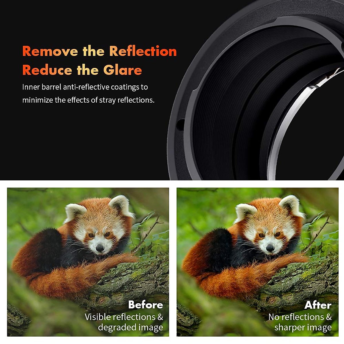K&F Concept Lens Mount Adapter Compatible for Nikon G/F/AI/AIS/D/AF-S Mount Lens to Fujifilm Fuji X-Series X FX Mount Cameras with Matting Varnish Design for Fuji XT2 XT20 XE3 XT1 X-T2