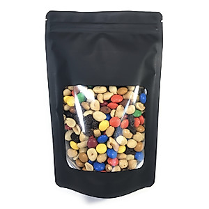 50 Pack Resealable Mylar 4 Mil Thick Smell Proof Bags 6” x 9” x 3” Stand Up Zip Seal Foil Pouch. Ultra-Clear Window Not Frosted. Food Grade. Travel, Storage and Display ROYPACK