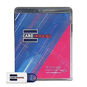 Magicard Enduro 3e Dual Sided ID Card Printer & Supplies Bundle with Card Imaging Software (3633-3021)