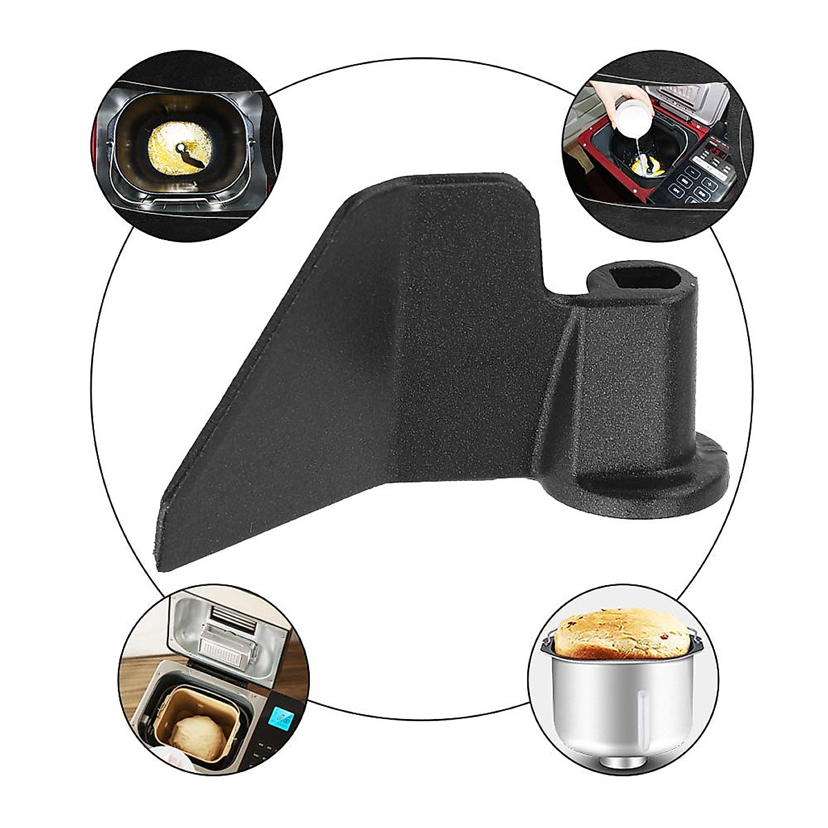 Bread Maker Machine Paddle Non-Stick Kneading Blade Paddle Part Maker Baker Breadmaker Replacement Part Bread Maker Machine Dough Mixing Paddle