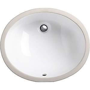 KOHLER K-2209-0 Caxton Under-Mount Bathroom Sink, White